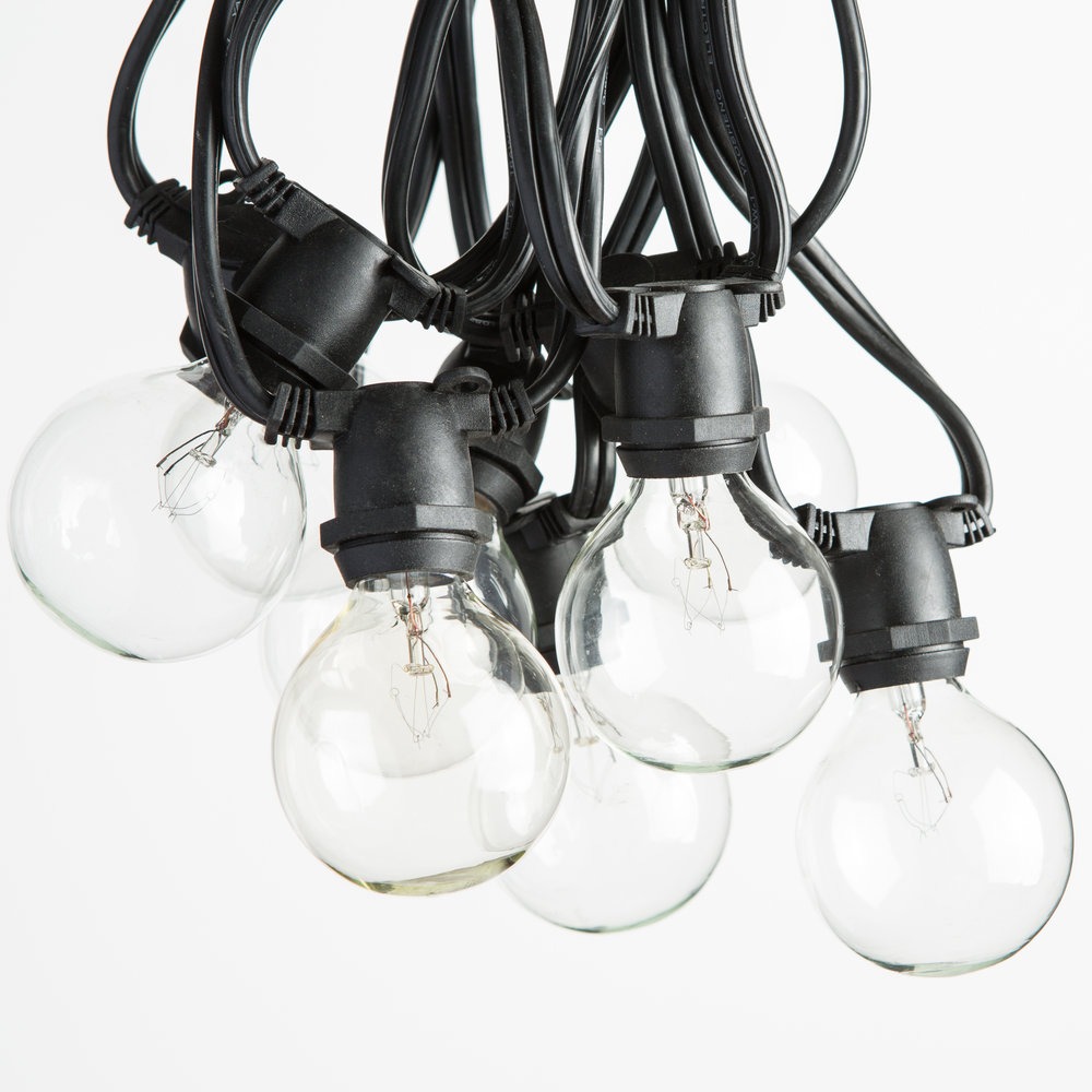 White Commercial C9 String Lights